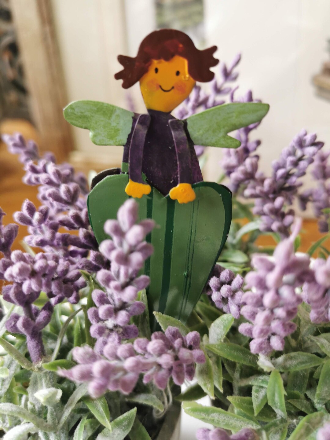 Set of 2 Metal Garden Angel Clips – Plant Decorations, Gift Packages ...