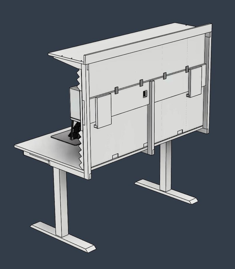 Minimalist Standing Desk DIGITAL PLAN (flexispot E7 Based) - Etsy