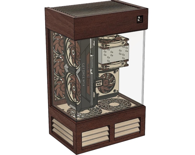 Wood Panelled PC Case - Walnut - Etsy