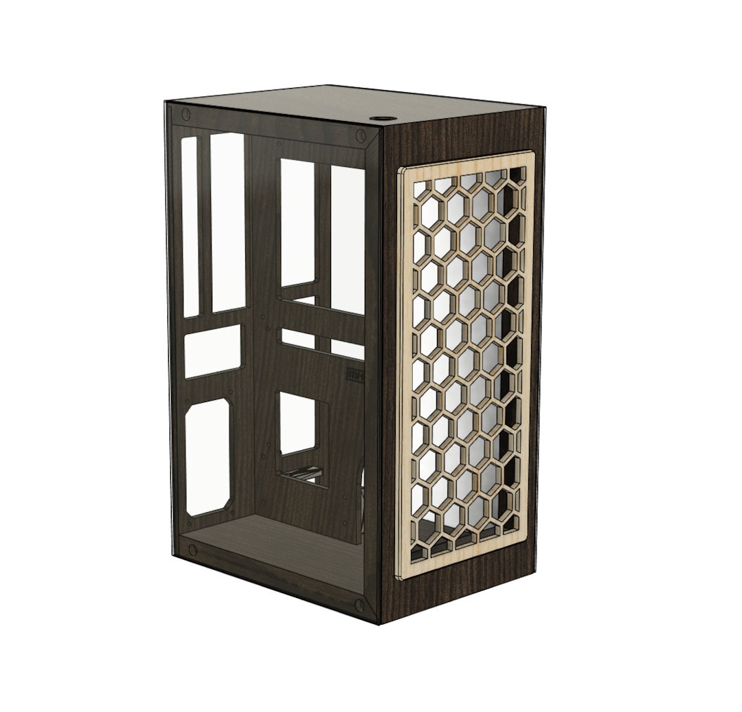 Wooden Vertical ITX PC Case - Etsy