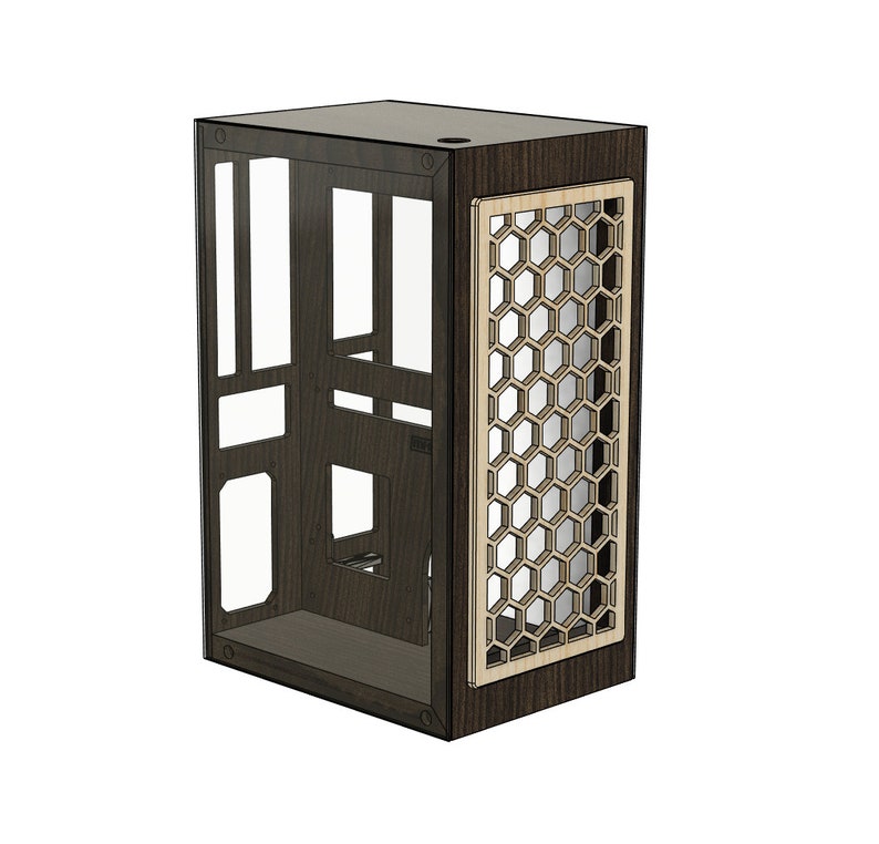 Wooden Vertical ITX PC Case - Etsy