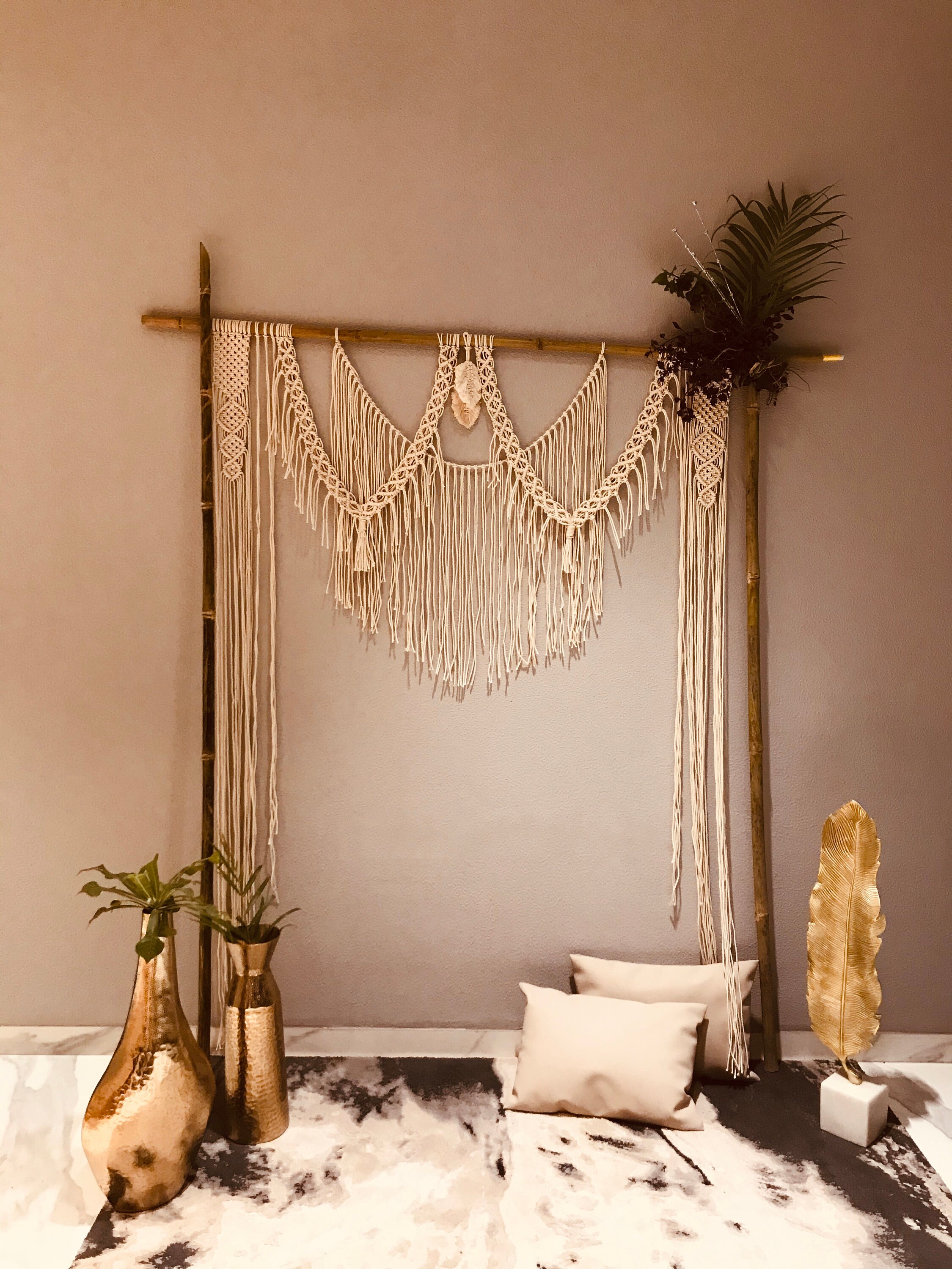 Macrame Backdrop, Macrame Party Decor, Macrame Birthday Decor, Macrame ...