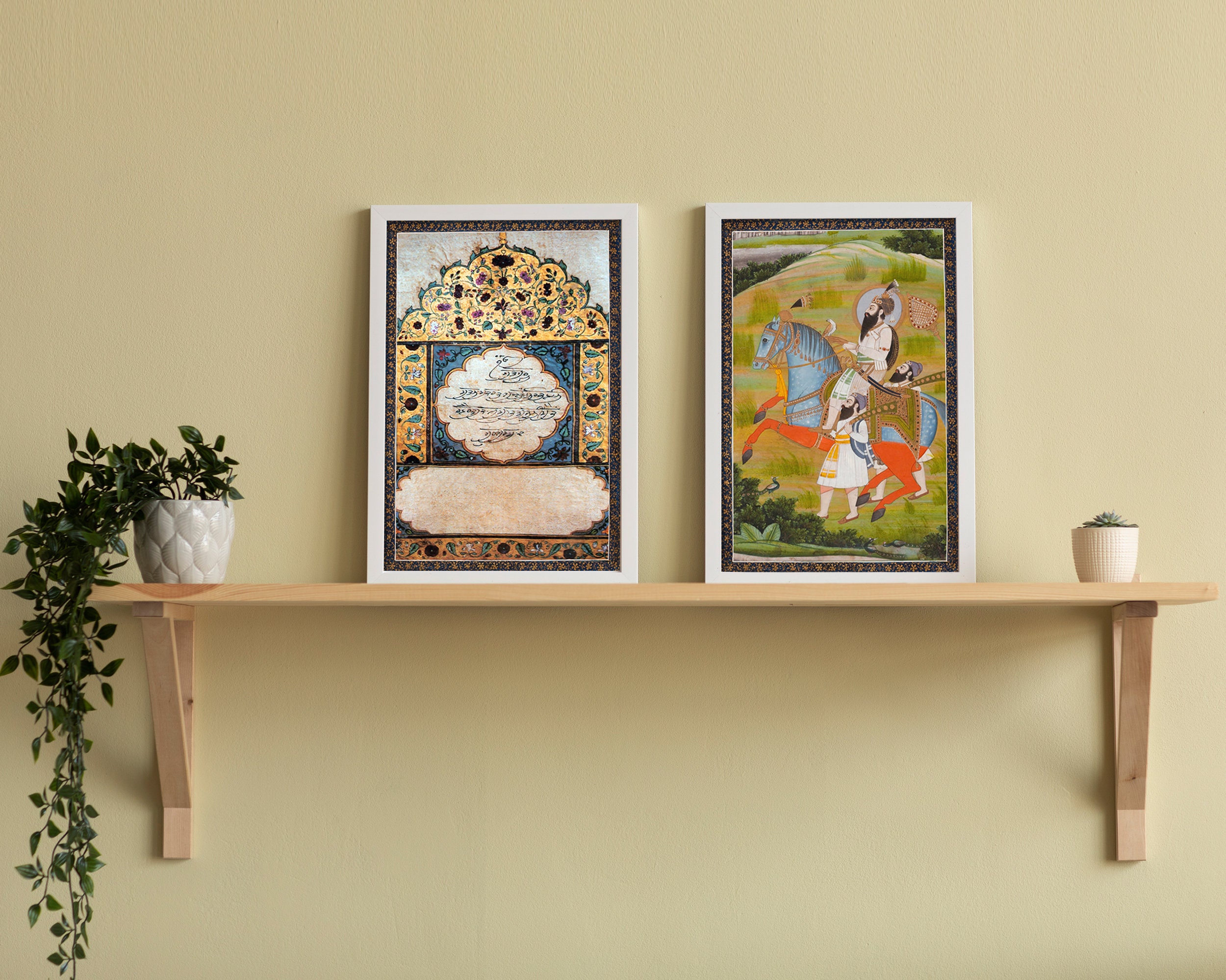 Vintage Print of Guru Gobind Singh Jis Handwritten Mool Mantra ...