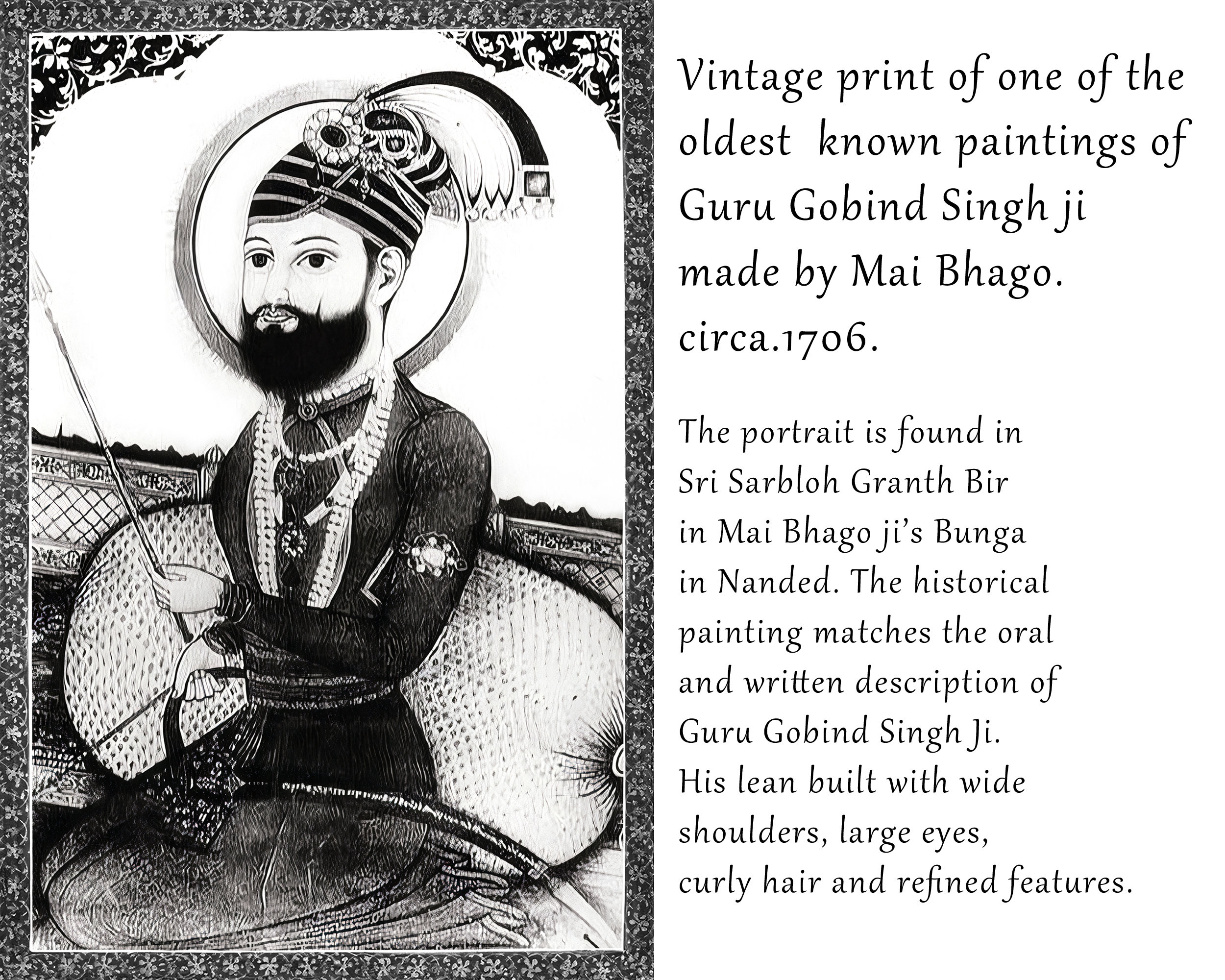 Buy One of the Oldest Known Historical Paintings of Guru Nanak Dev Ji ...