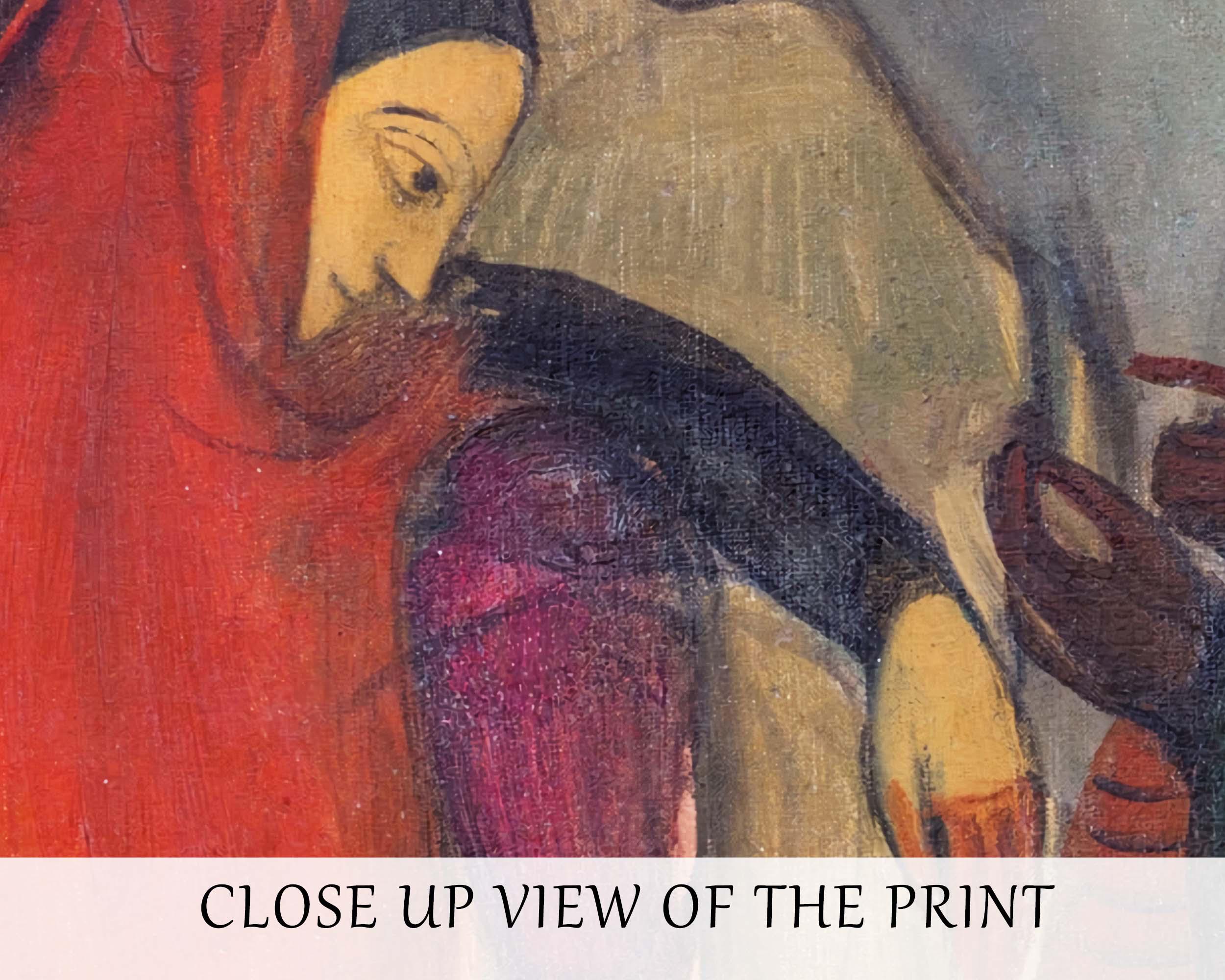 Amrita Sher-gil- the Story Teller, Oil Painting, Sikh Wall Art, Home ...