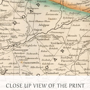 Sikh Empire Map During Ranjit Singh's Reign (digital Download) - Etsy