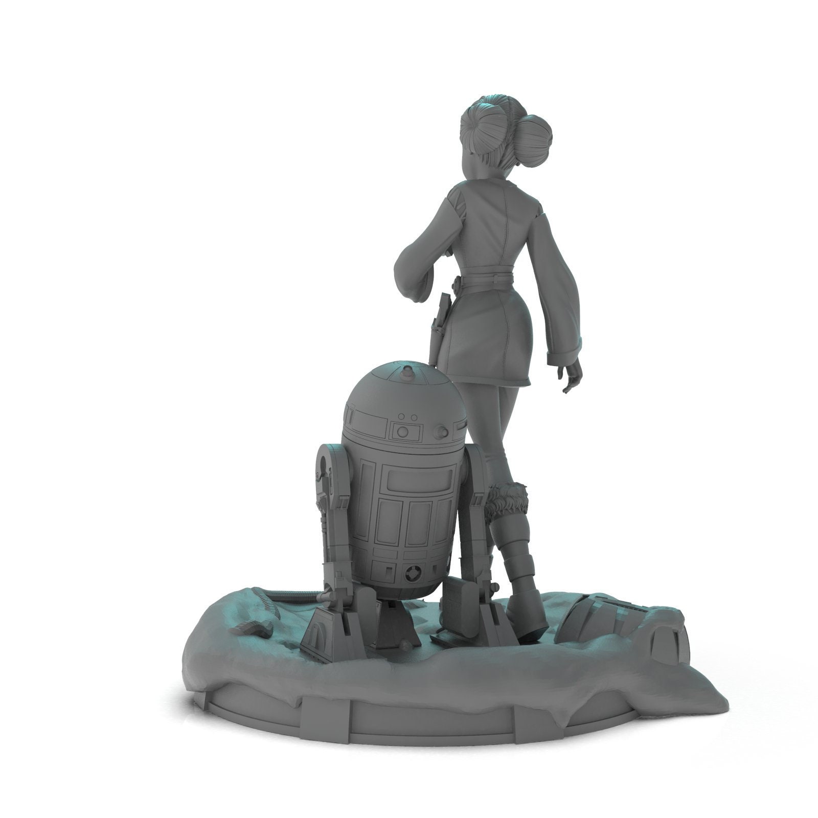 Padme Diorama Star Wars 3D Print Figure STL Item Not Pyhsical - Etsy