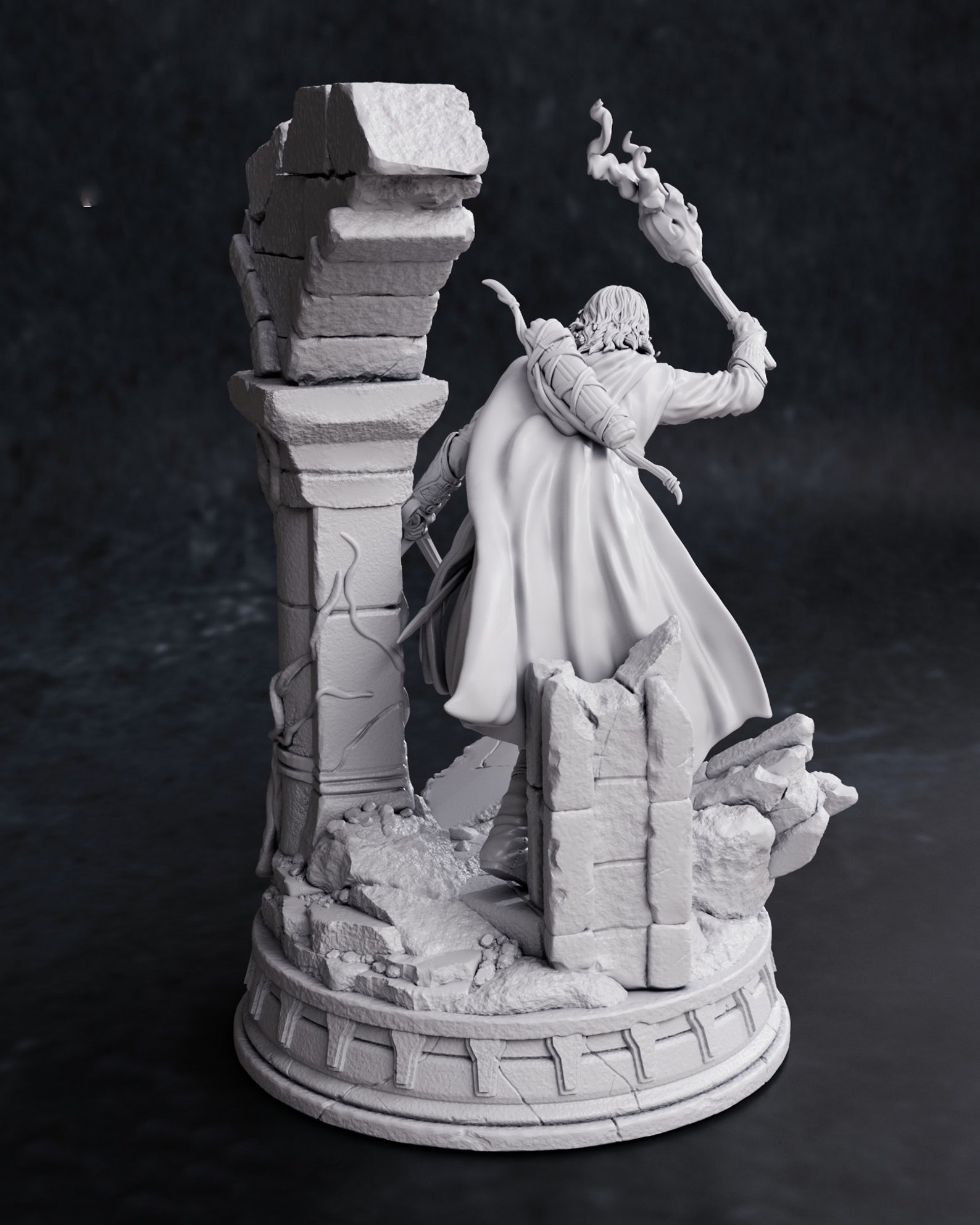 Jungle Warrior Strider Swordsman Ready to Print 3D File Figure STL Item ...