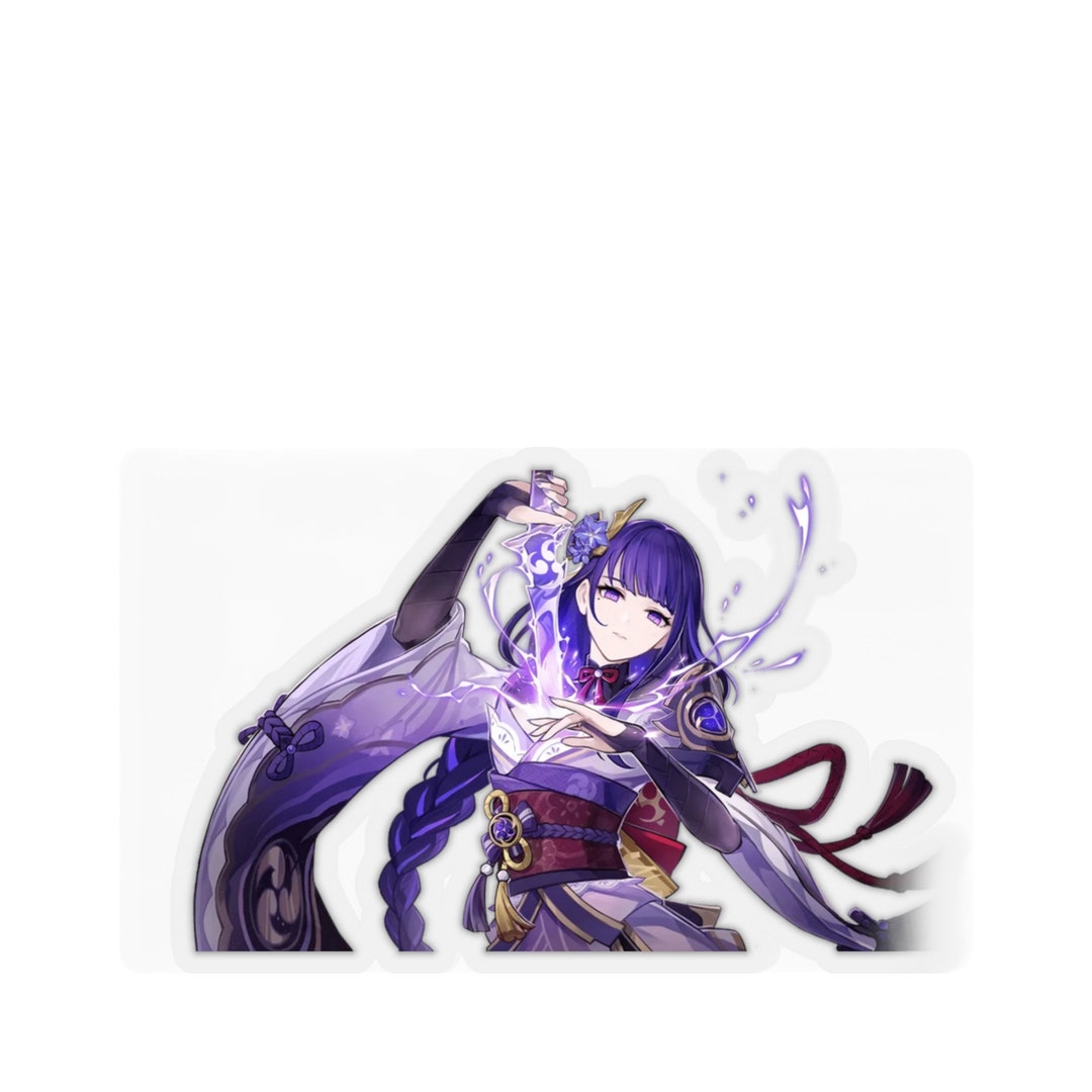 Genshin Stickers: Raiden Shogun - Etsy