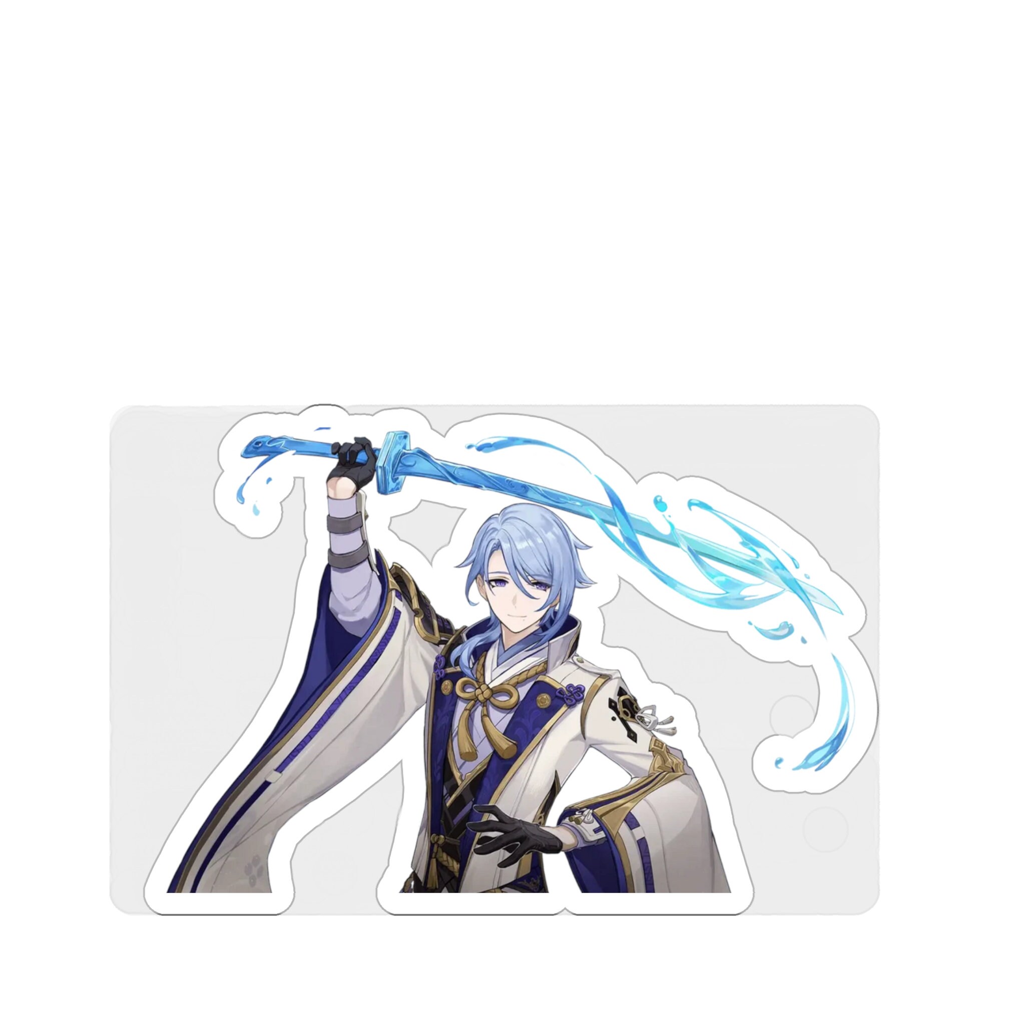 Genshin Stickers: Kamisato Ayato - Etsy