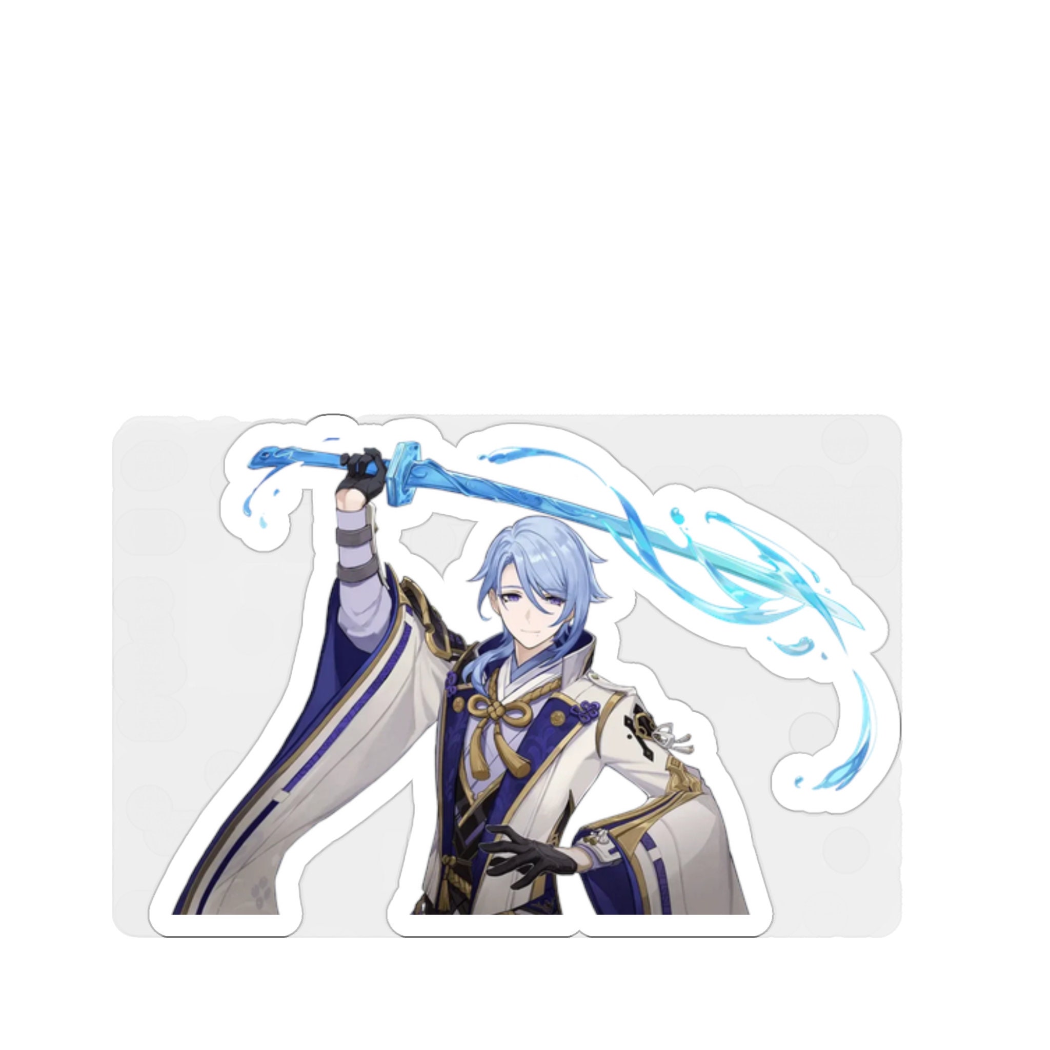 Genshin Stickers: Kamisato Ayato - Etsy