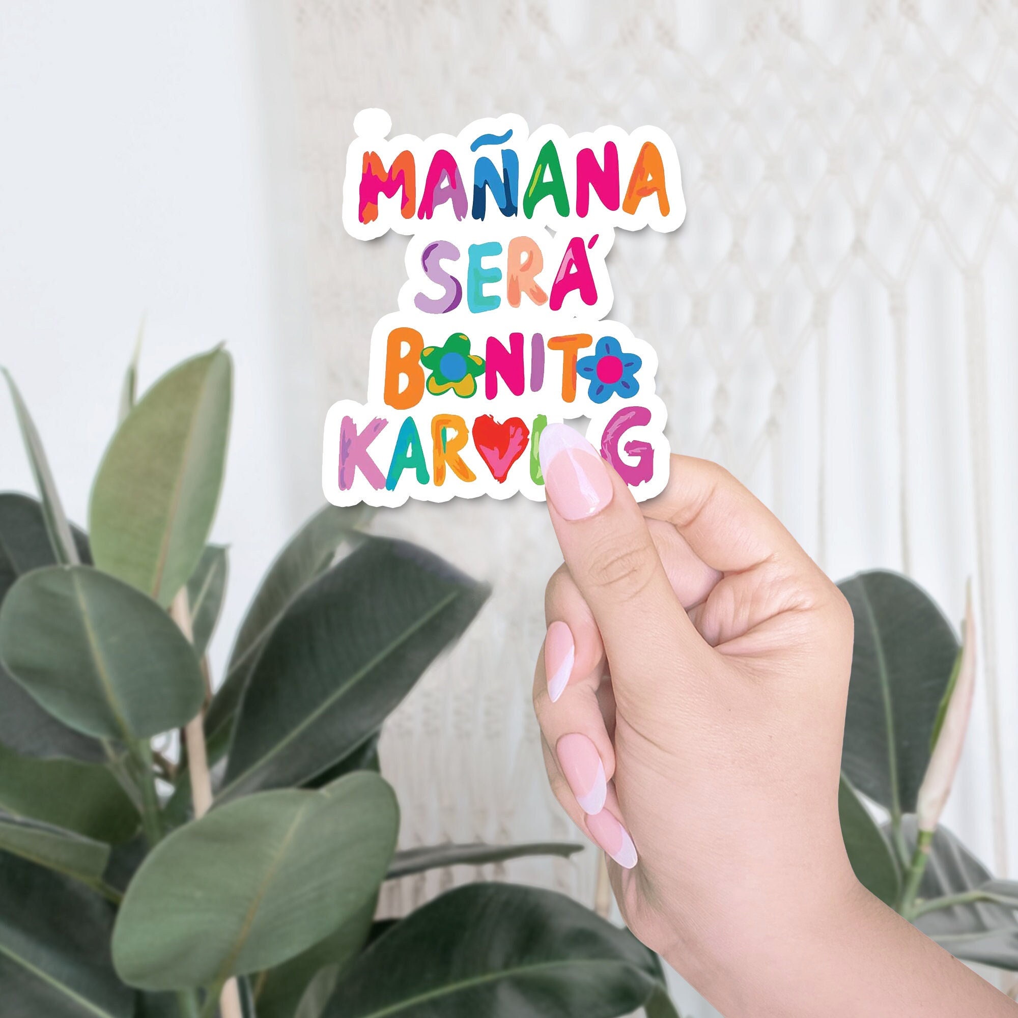 Manana Sera Bonito Sticker,Karol G Manana Sera Bonito Sticker
