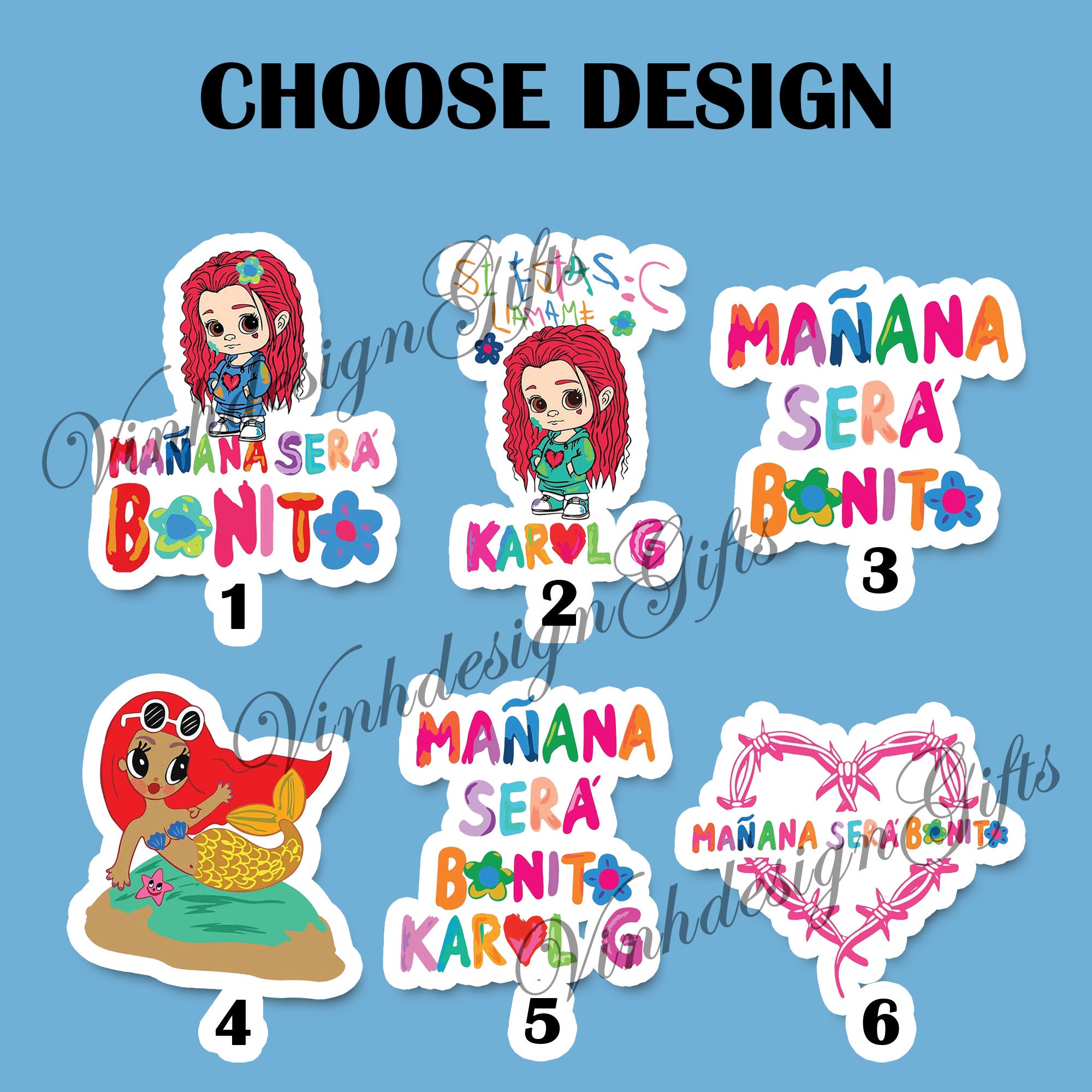 Manana Sera Bonito Sticker,Karol G Manana Sera Bonito Sticker