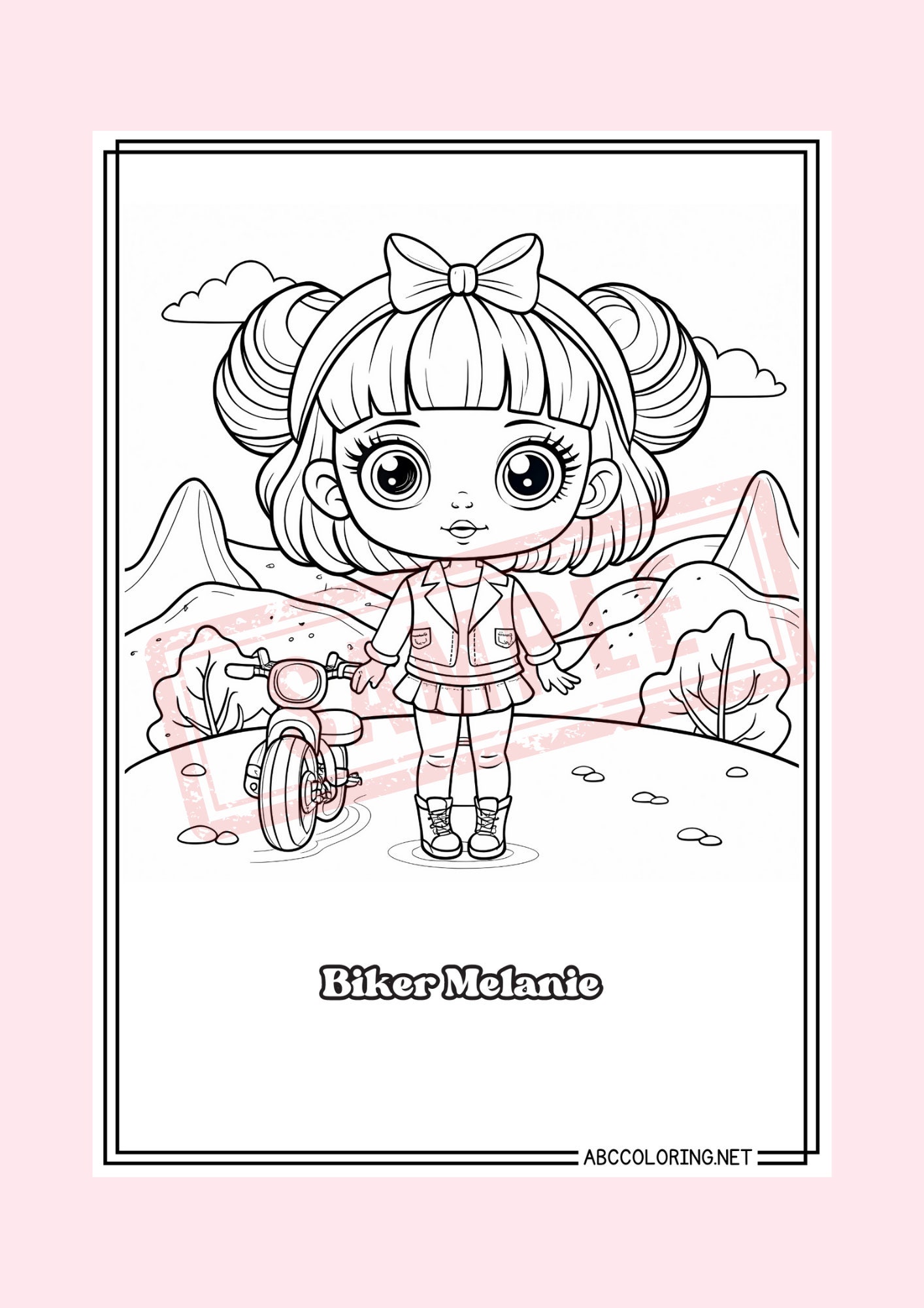 Melanie Martinez Inspired Coloring Book for Kids A Digital Coloring ...