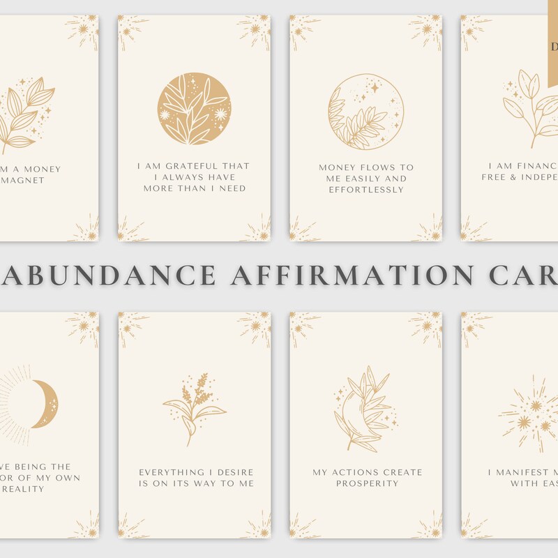 Printable Abundance - Etsy