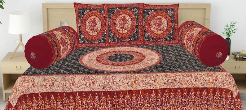 Indian Rajasthani Jaipuri Diwan Sets Velvet Diwan Cover Set - Etsy