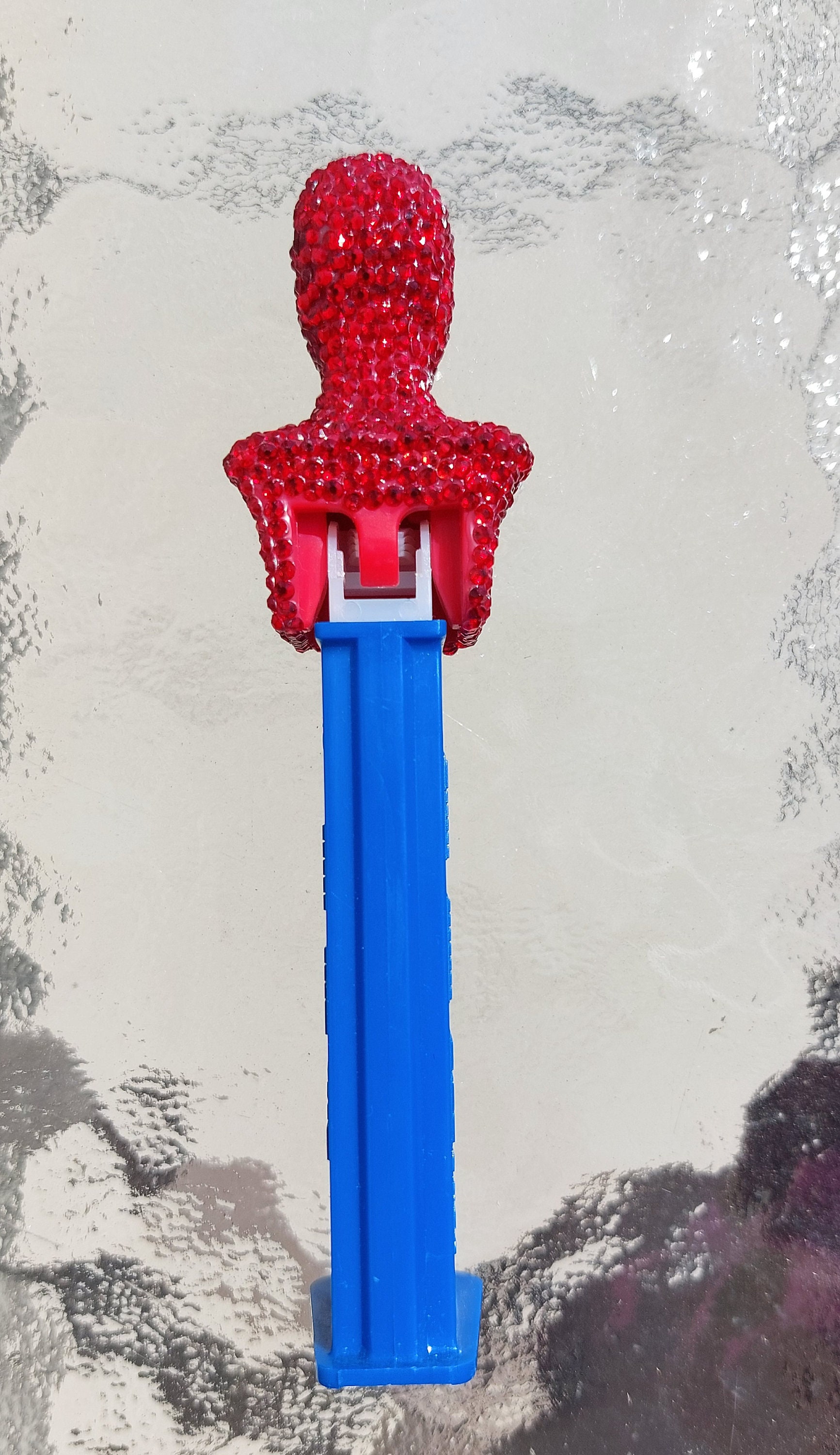 Pez Dispenser Marvels Spiderman , Hand Jeweled, Austrian Glass Crystals ...