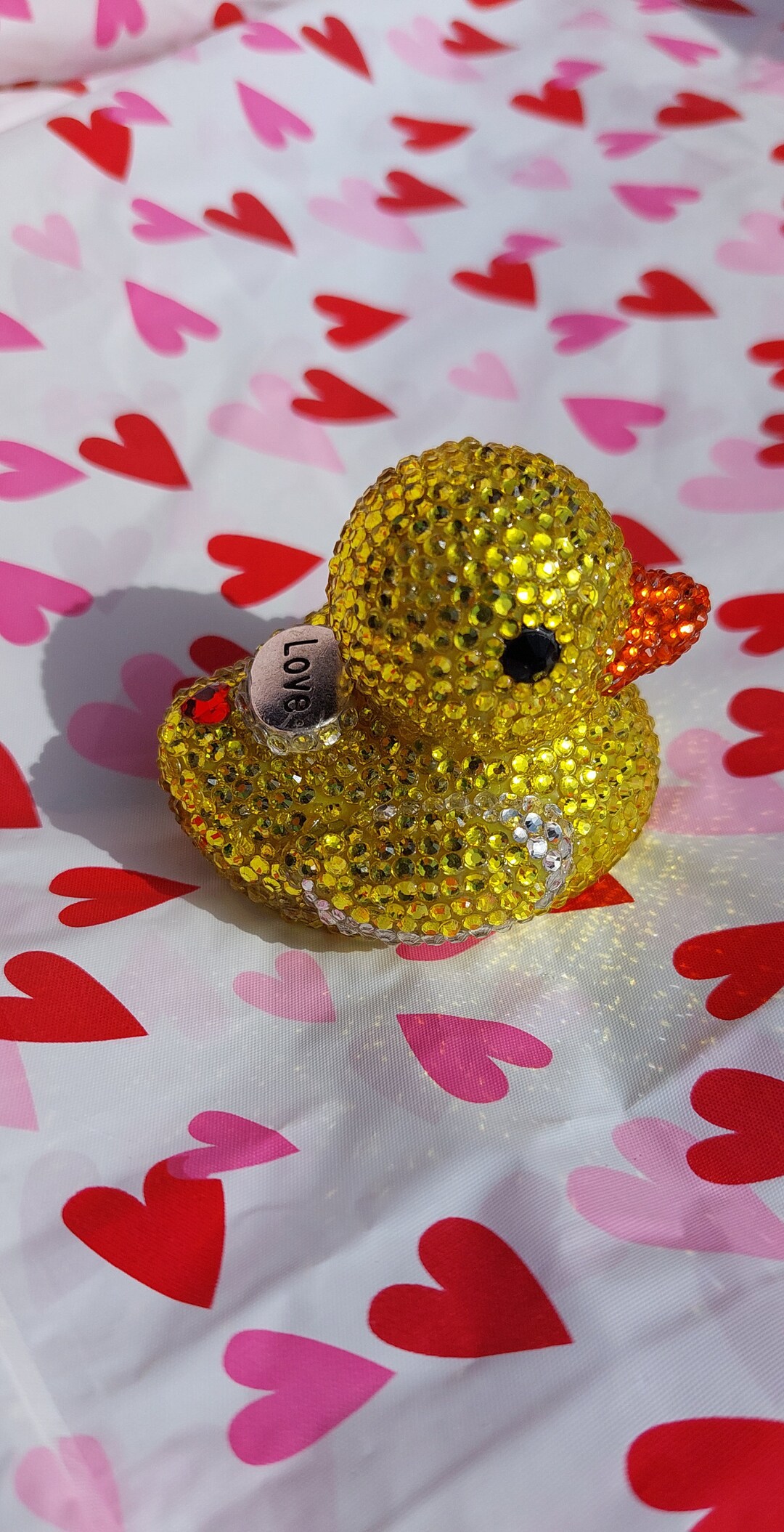 Love Rubber Duck Hand Jeweled, Austrian Glass Crystals, Rhinestones ...