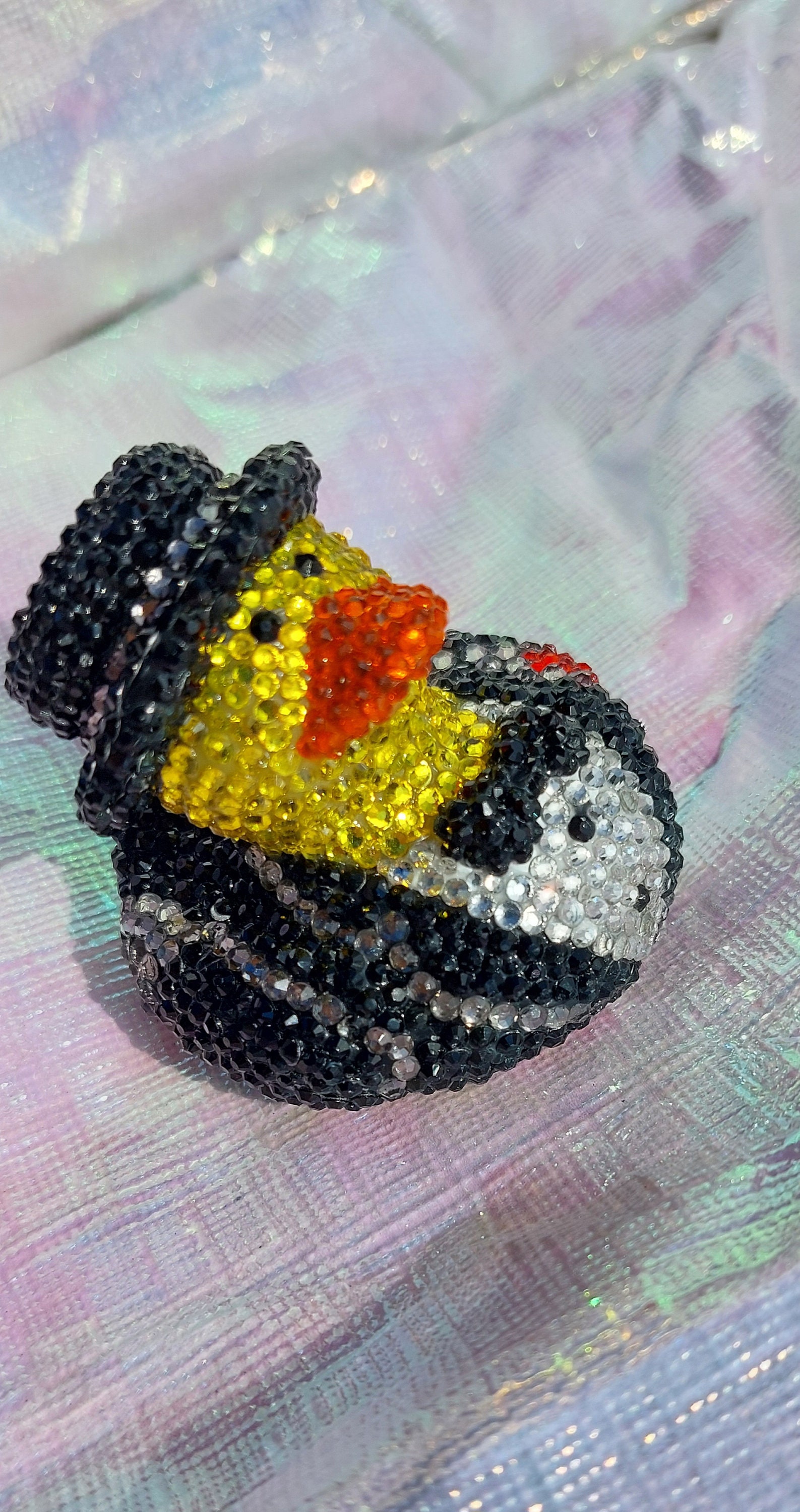 Groom Tuxedo Rubber Duck Hand Jeweled, Austrian Glass Crystals ...