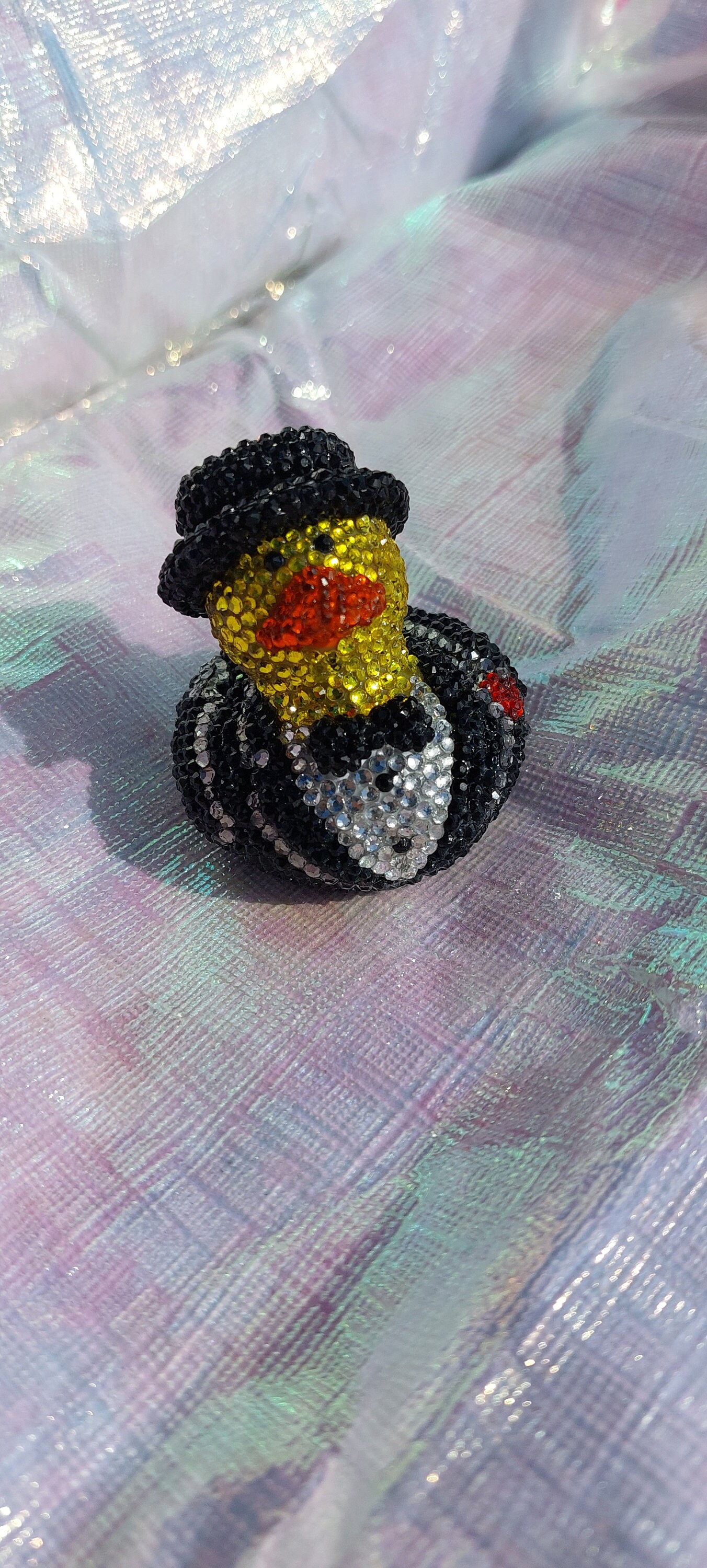 Groom Tuxedo Rubber Duck Hand Jeweled, Austrian Glass Crystals ...