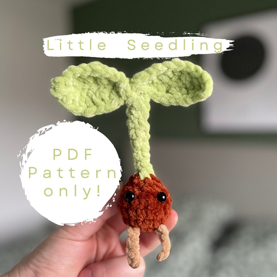 Little Seedling Low Sew Crochet Pattern, Digital Download, Amigurumi ...