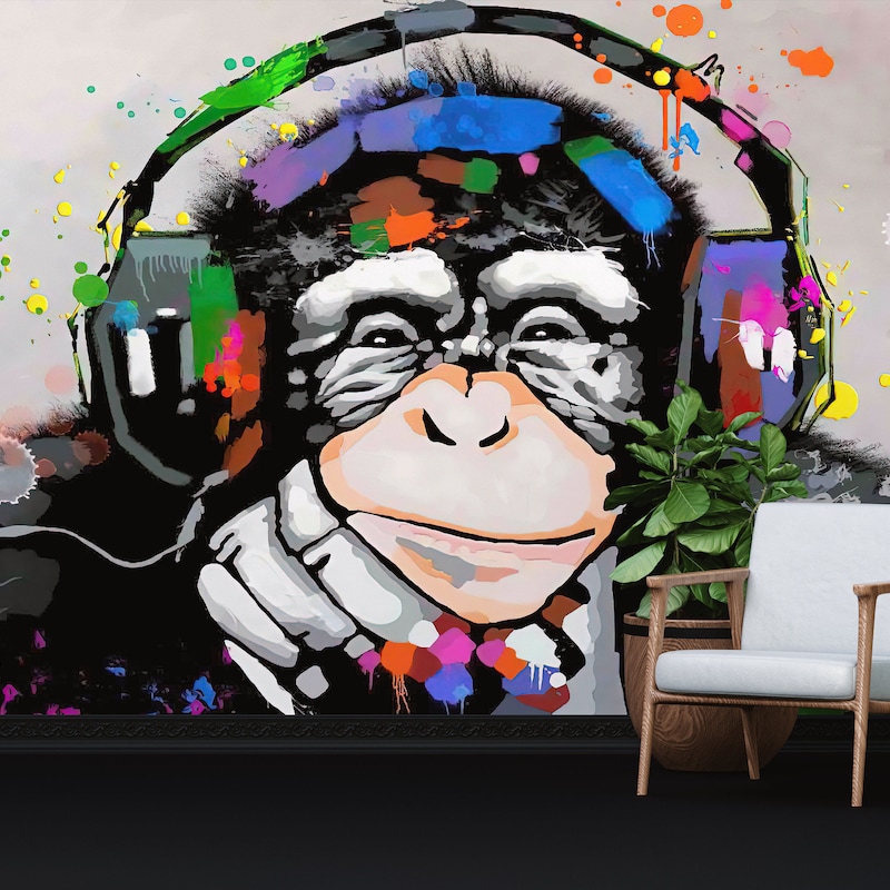Monkey Wallpaper - Etsy - Page 8