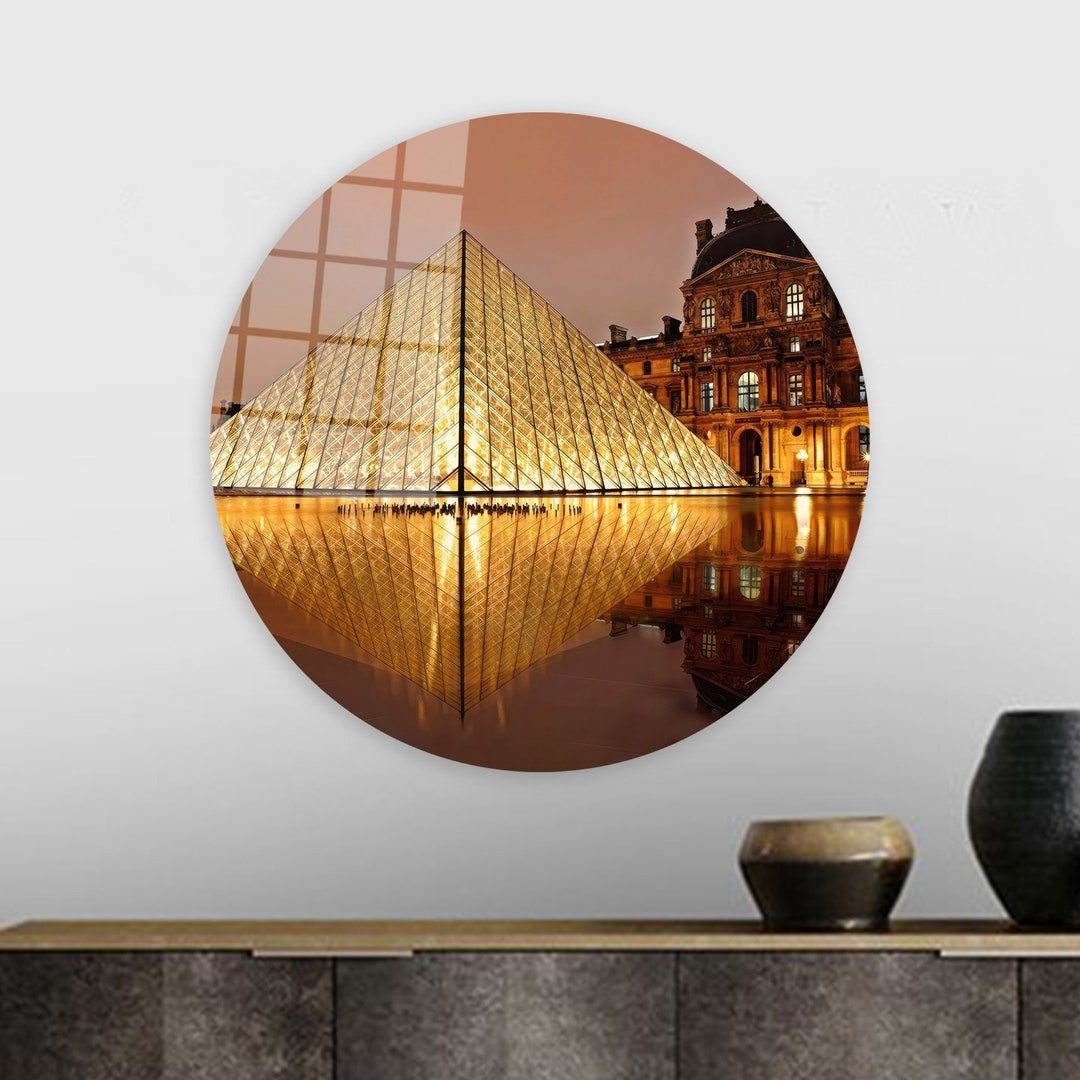 Louvre Museum Art, Franve Landscape Art, Paris Wall Decor, Personalized ...
