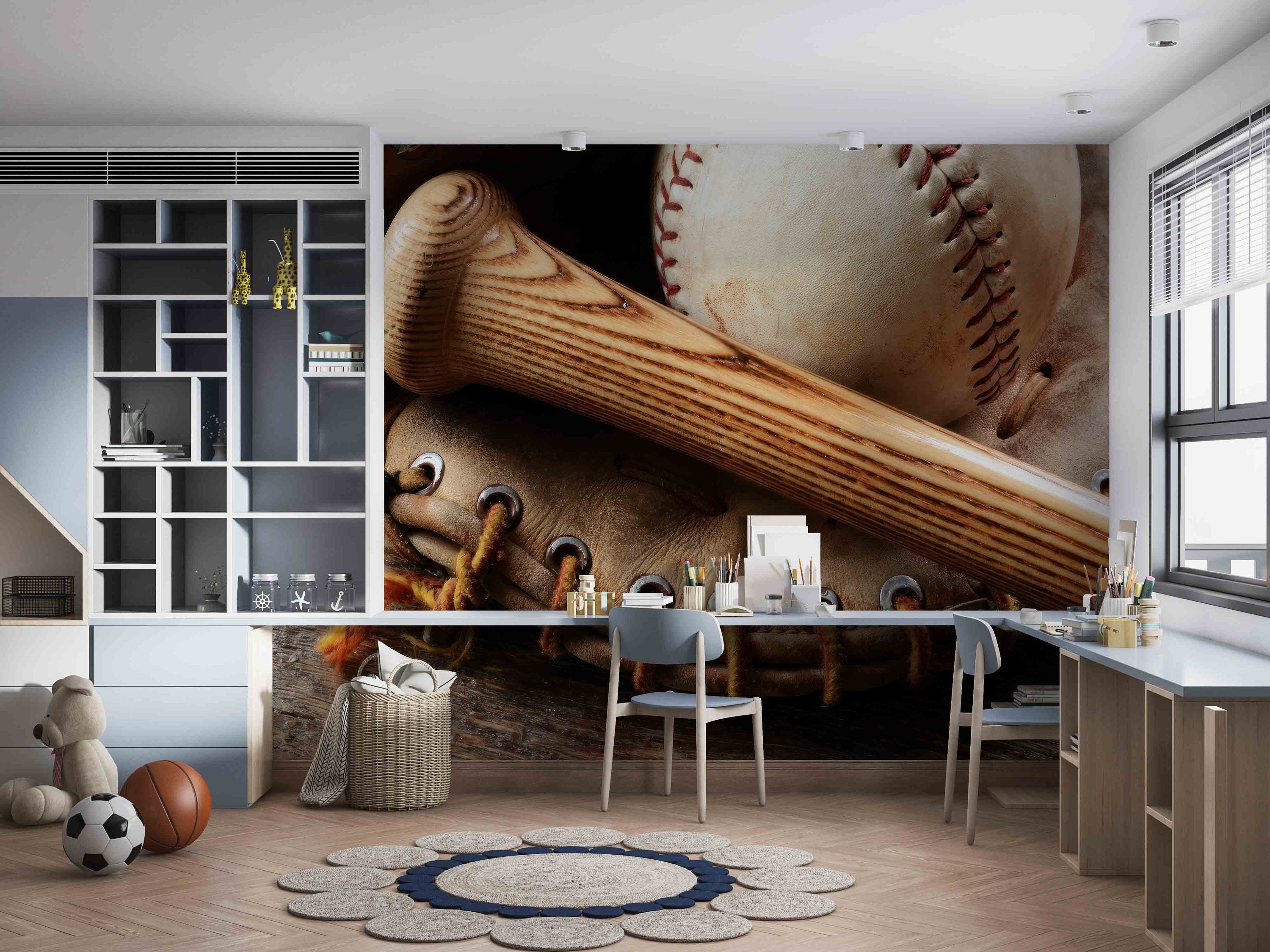 Baseball Paper Craft Motivational Wall Poster Trendy Wall - Etsy