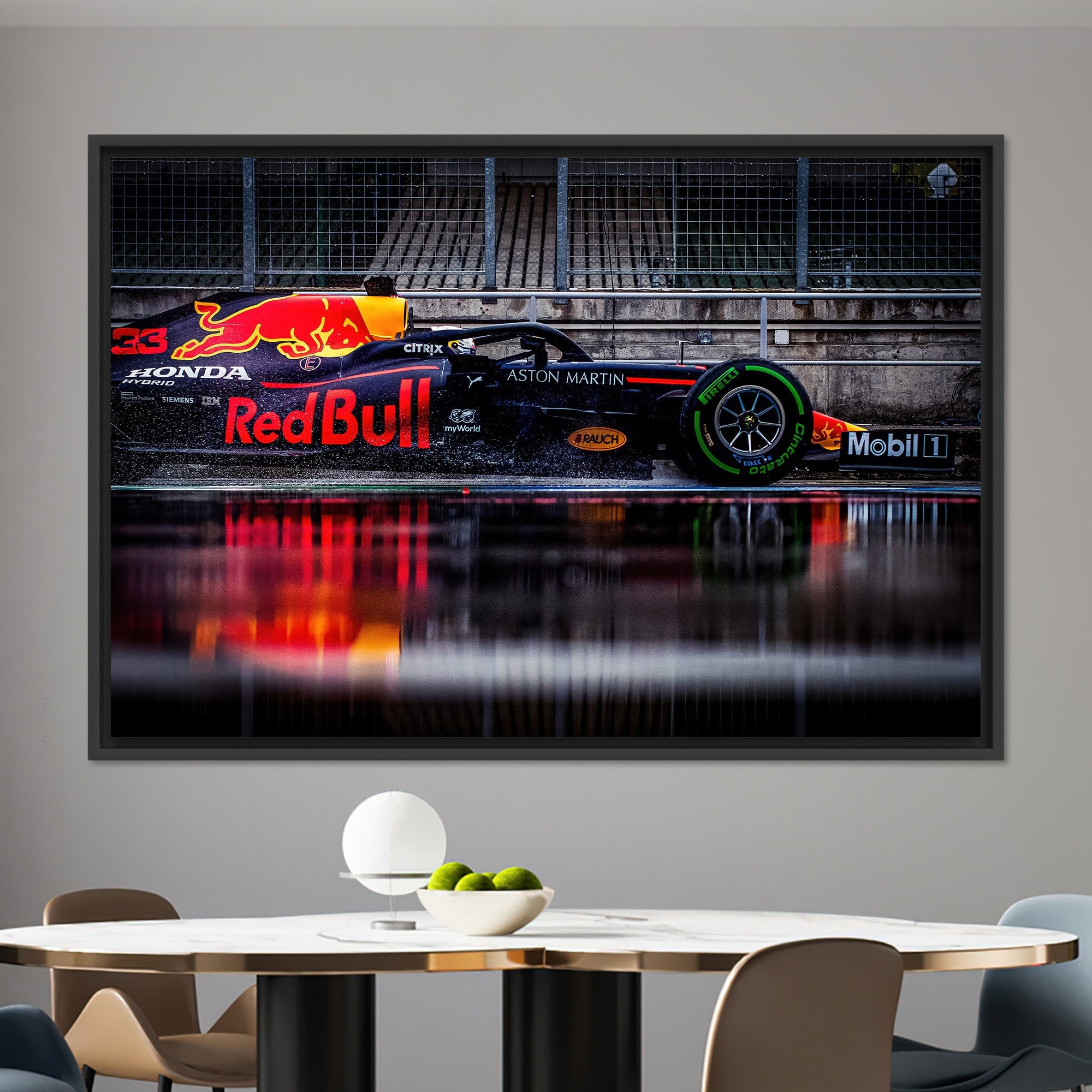 Garage Wall Art, Personalized Gift, Car Art, Formula One Wall Art ...