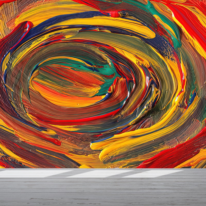 Red Abstract Wallpaper - Etsy