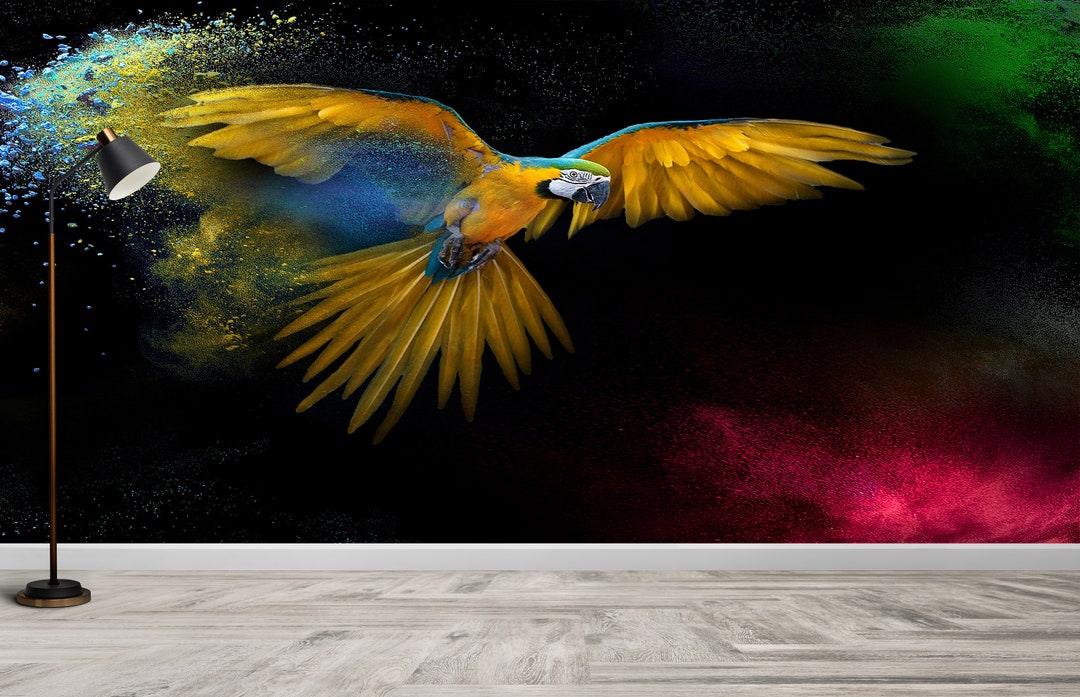 Modern Wallpaper, Custom Wall Paper, Decals for Walls, Gift for Him ...