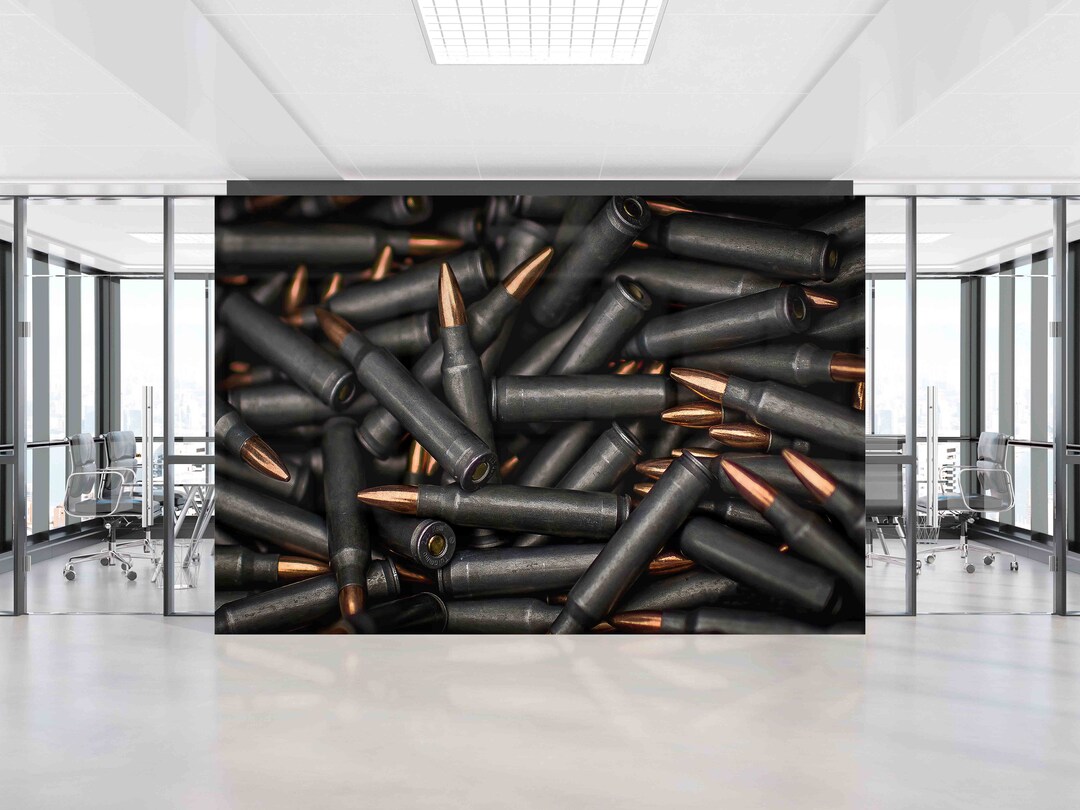 Bullet Wall Paper, Army Wall Paper, Boy Room Wall Decor, Personalized ...