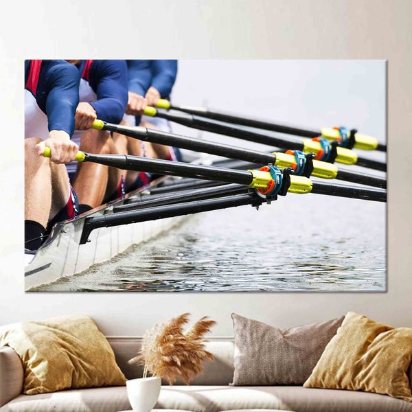 Rowing Art Print - Etsy