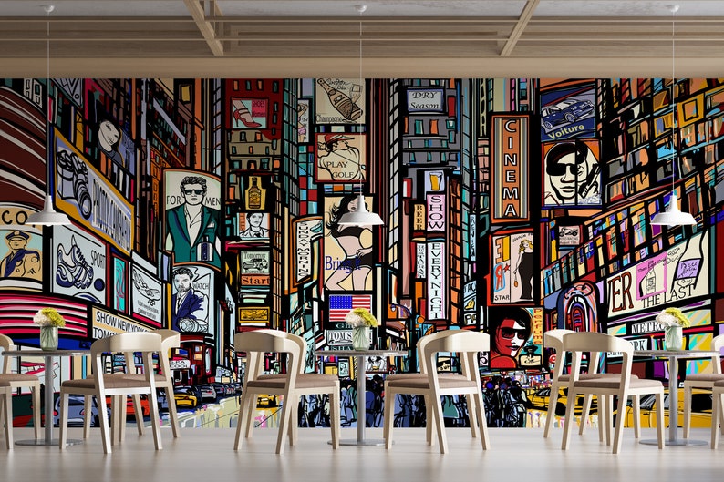 Wall Mural Wallpaper 3D Printing Wall Paper Peel and Stick - Etsy