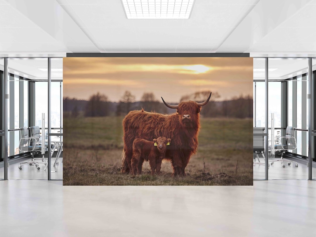 Cow Paper Craft, Animal Paper Craft, Personalized Wallpaper, Farm Wall ...