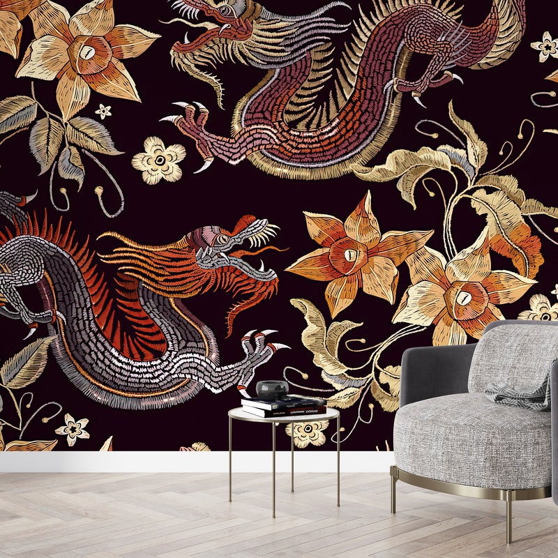 Asian Wallpaper - Etsy