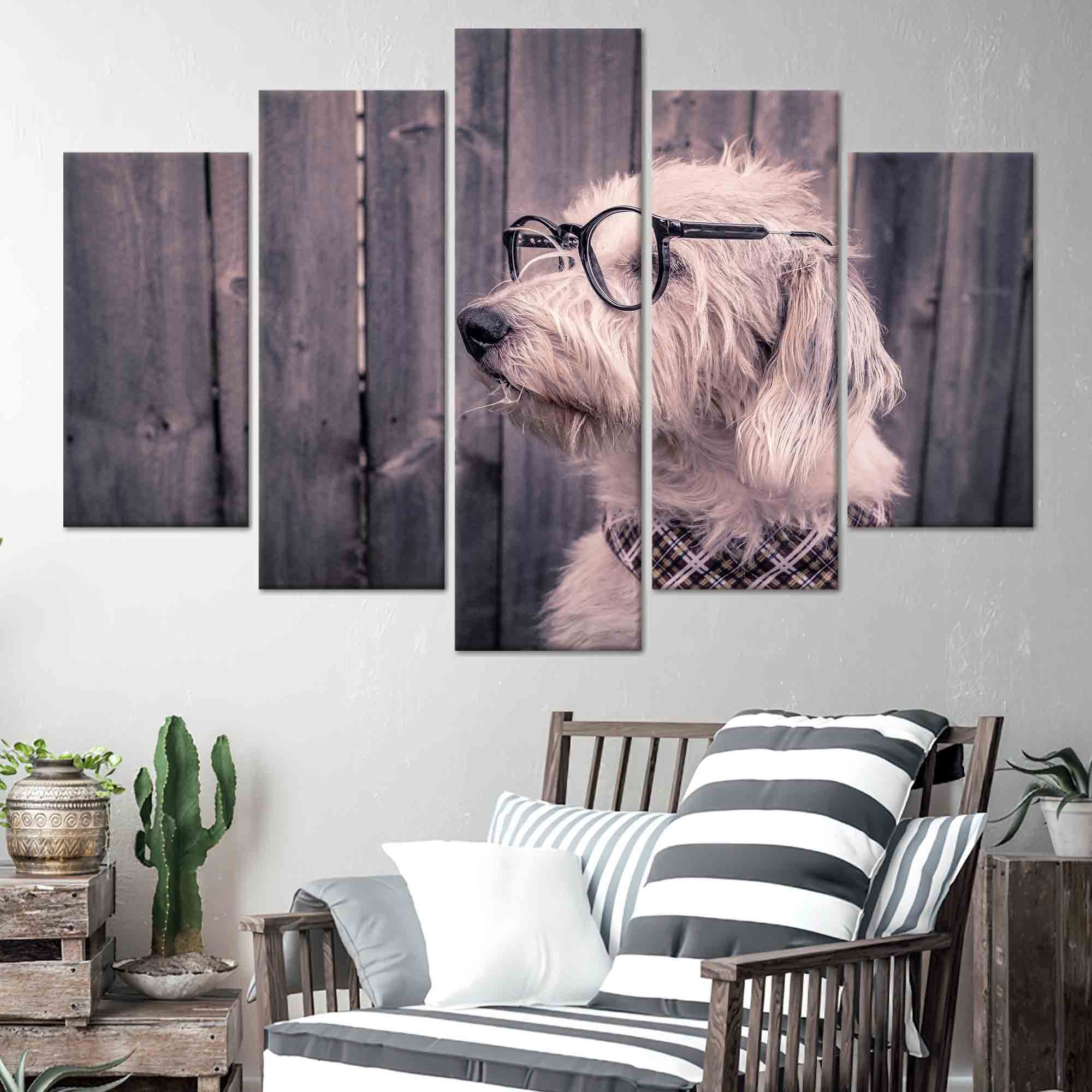 Dog With Wall Decor Doggy Wall Art Animal Wall Decor - Etsy