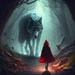 Little Red Riding Hood AI Generated Printable Art Instant - Etsy Canada