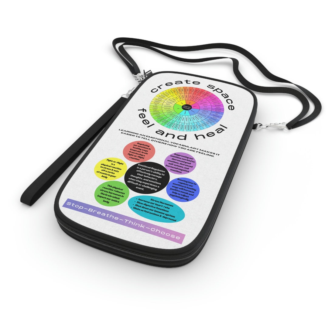 Coping Bag With Emotions Feeling Wheel & Emotional Regulation Visual ...