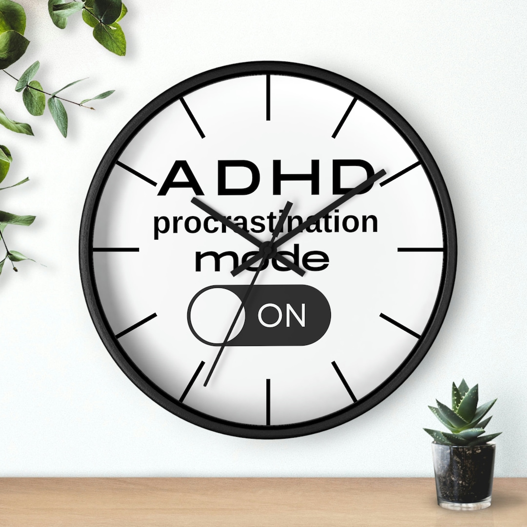 ADHD Procrastination Mode Clock - Etsy