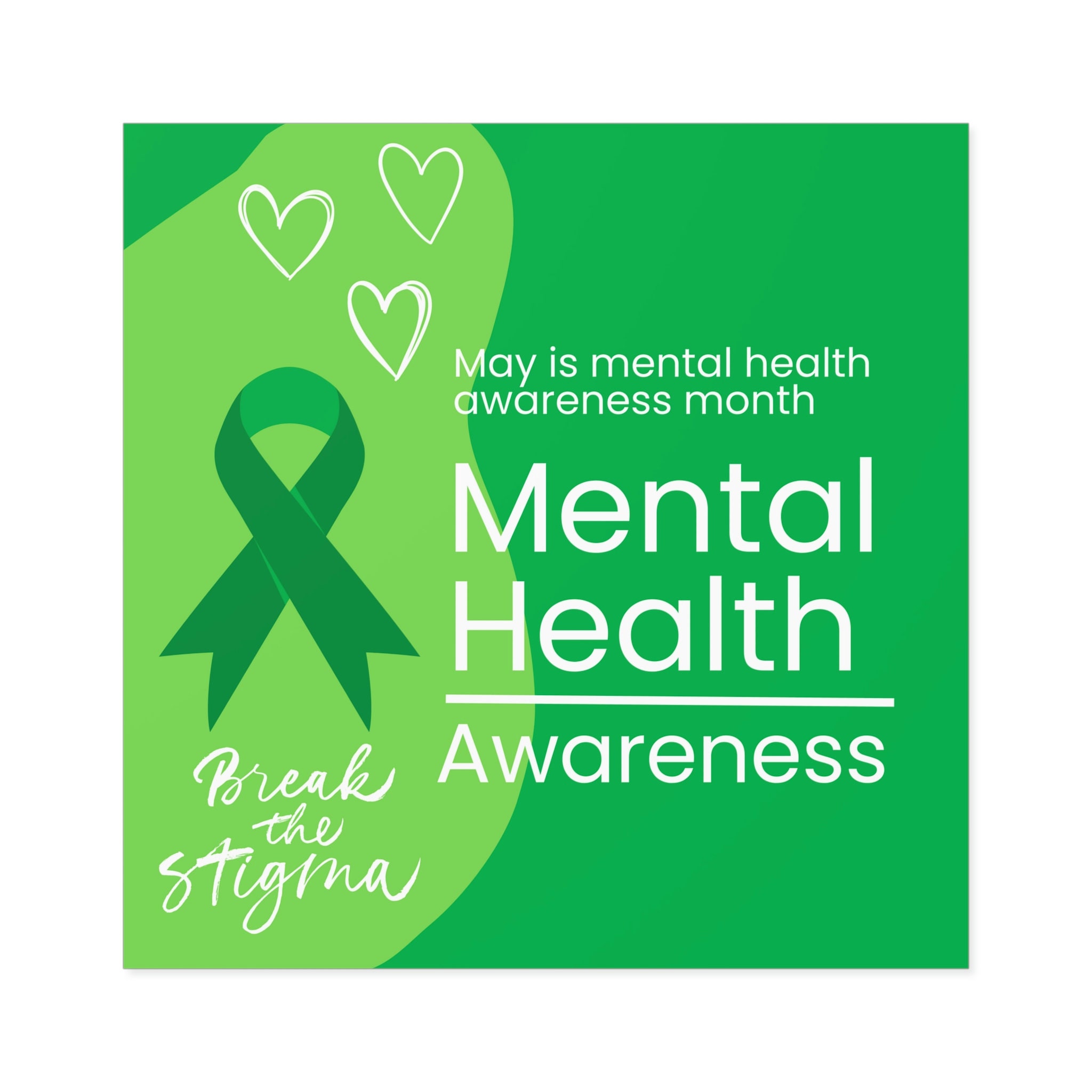 Mental Health Awareness Month Sticker - Etsy
