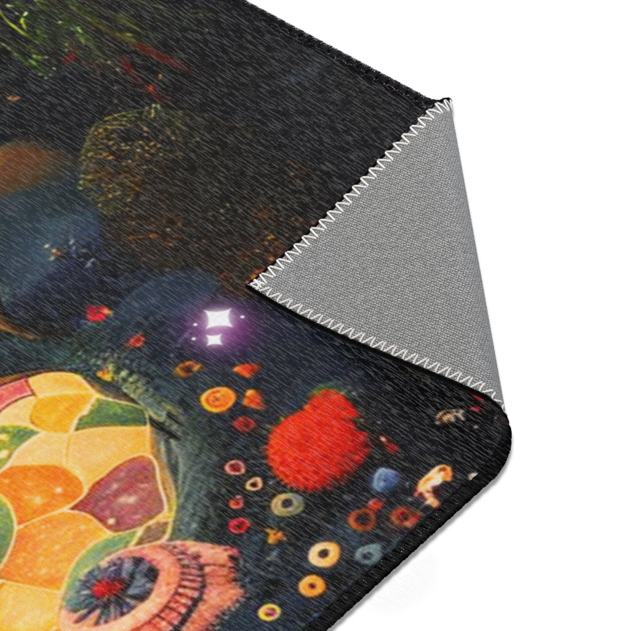 Rug Enchanted Forest Let's Pretend Play Nursery Playroom Rectangle ...