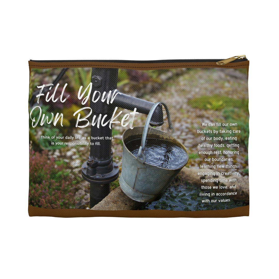 Positivity Pouch Fill Your Own Bucket - Etsy