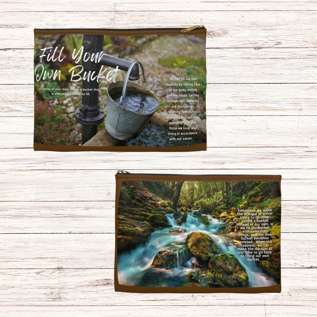 Positivity Pouch Fill Your Own Bucket - Etsy