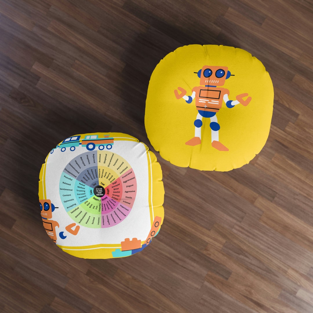 Round Pillow Emotion Feelings Wheel With It's OK to Feel - Etsy