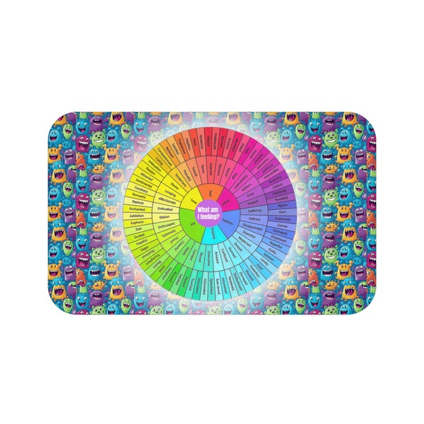 Feelings Wheel Rug - Etsy