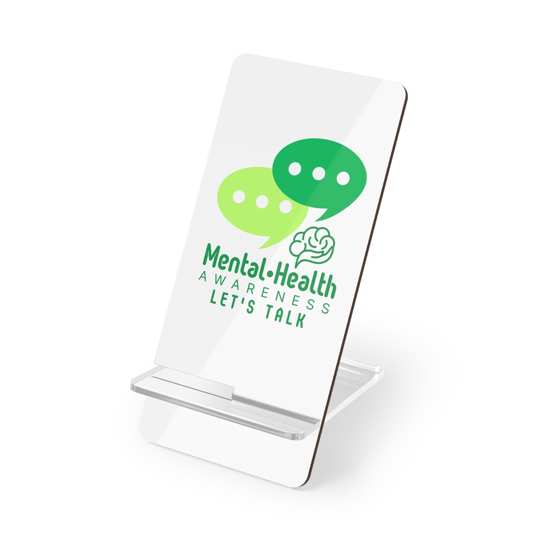 Mental Health Awareness Let's Talk Mobile Display Stand - Etsy