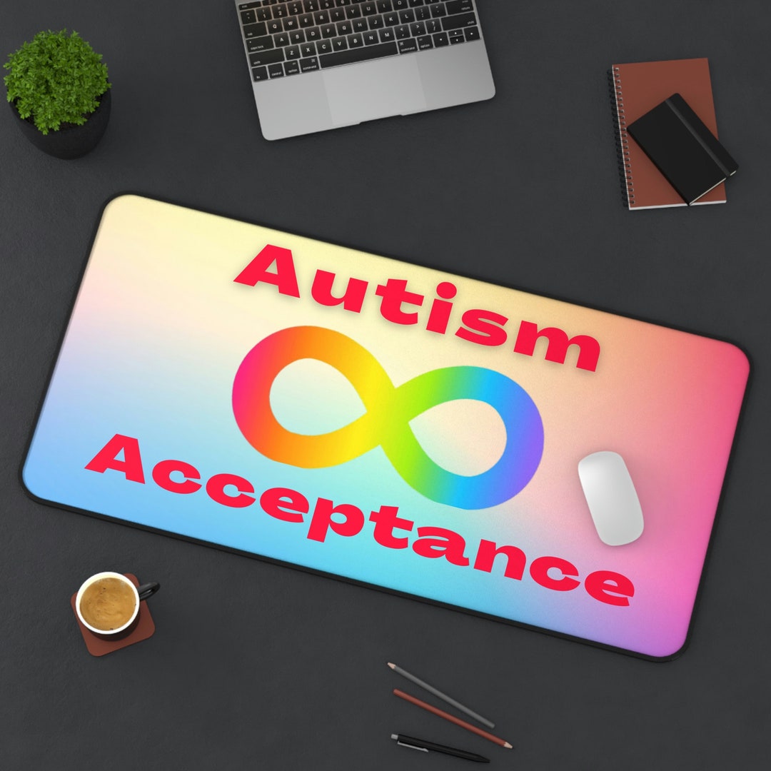 Autism Acceptance Desk Mat - Etsy