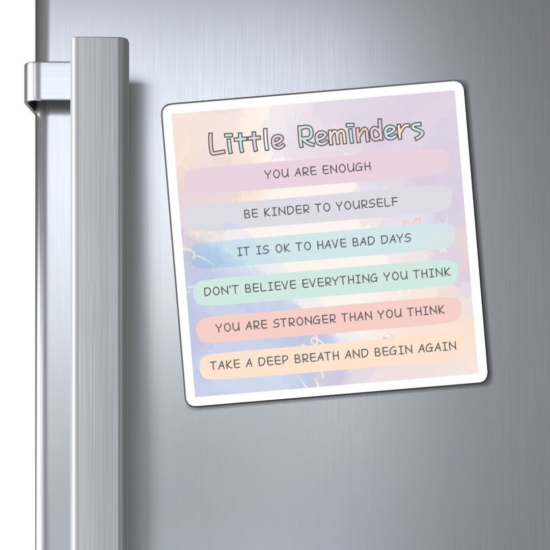 Magnet Little Reminders Magnet in Three Sizes - Etsy