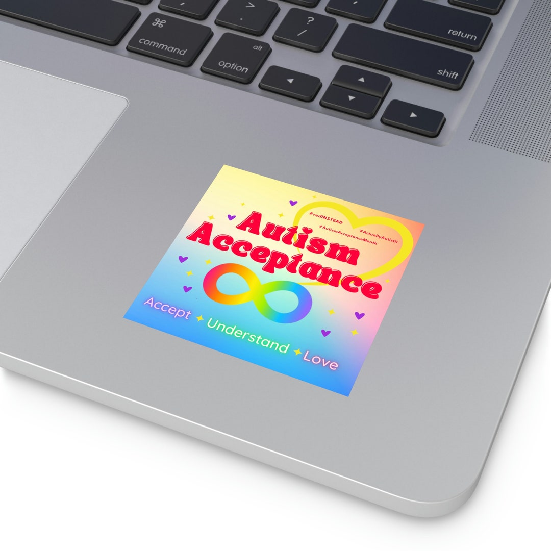 Autism Acceptance Stickers for World Autism Day April 2, 2023. - Etsy